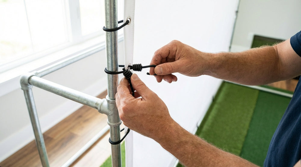Golf Simulator Impact Screen Tensioning System Guide: Get the Tension ...